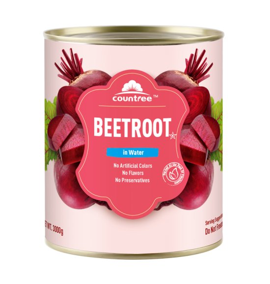 Countree Large-Scale Canned Beets | BRC A+, IFS Certified