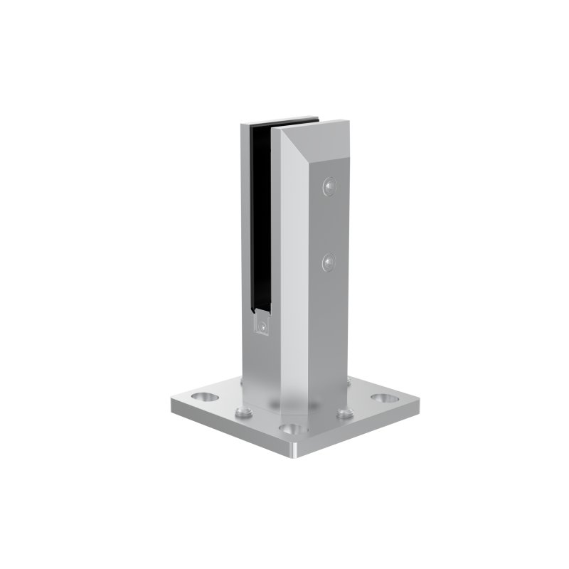 SQUARE BASE SPIGOT WITH BASE & COVER | TOP MOUNT