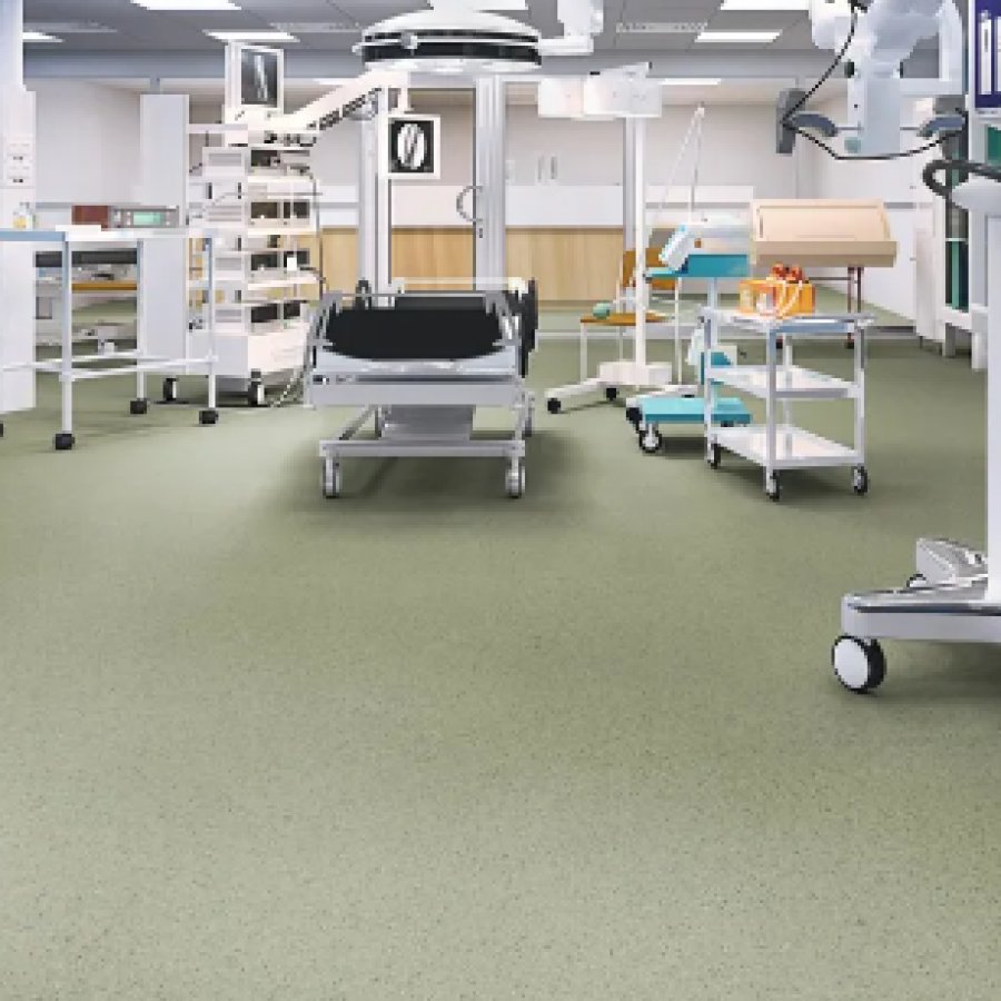 High Grade Antibacterial Homogeneous PVC Vinyl Roll Flooring for ...