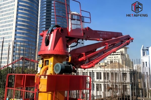HG33 lift shaft climbing concrete placing boom from HETAIFENG machinery ... HG33 lift shaft climbing concrete placing boom from HETAIFENG machinery ...