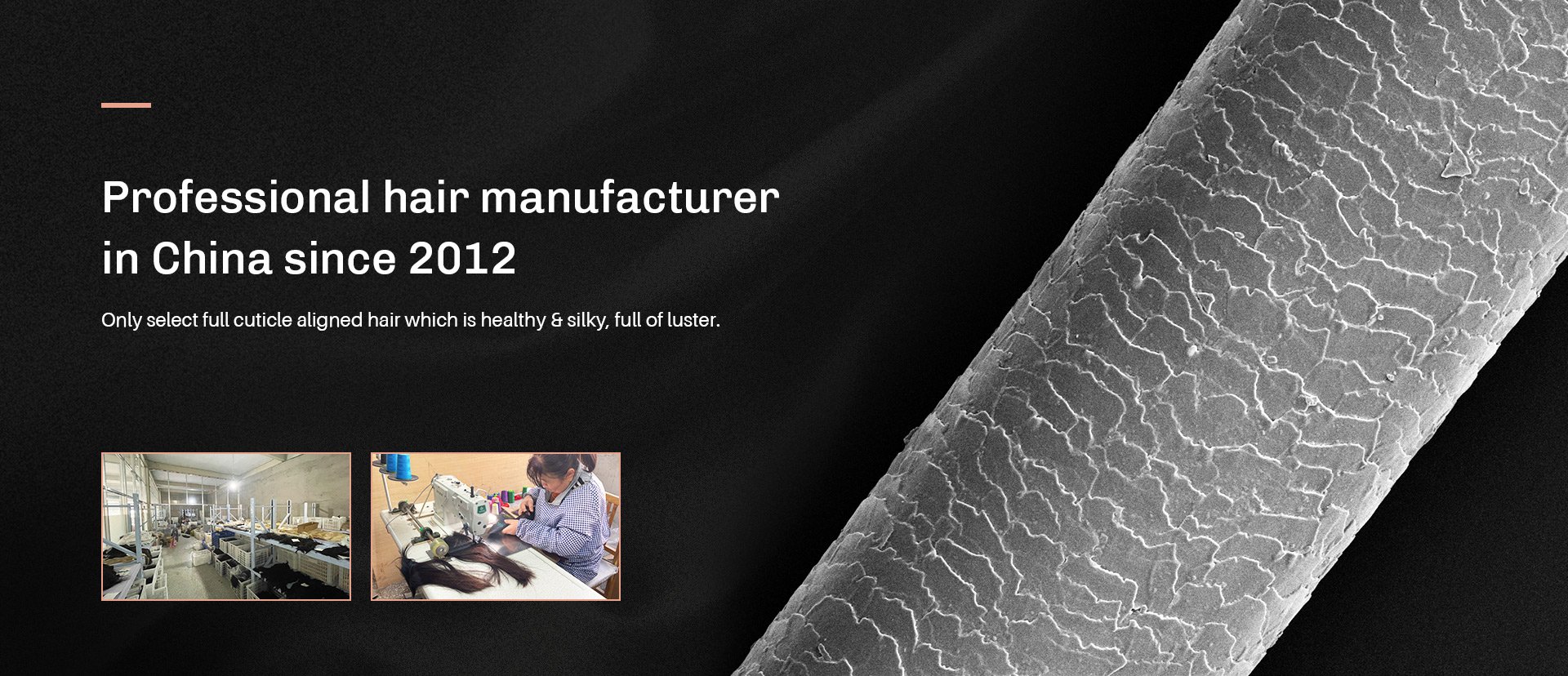 Human Hair Extensions Manufacturer Wholesale Hair Factory