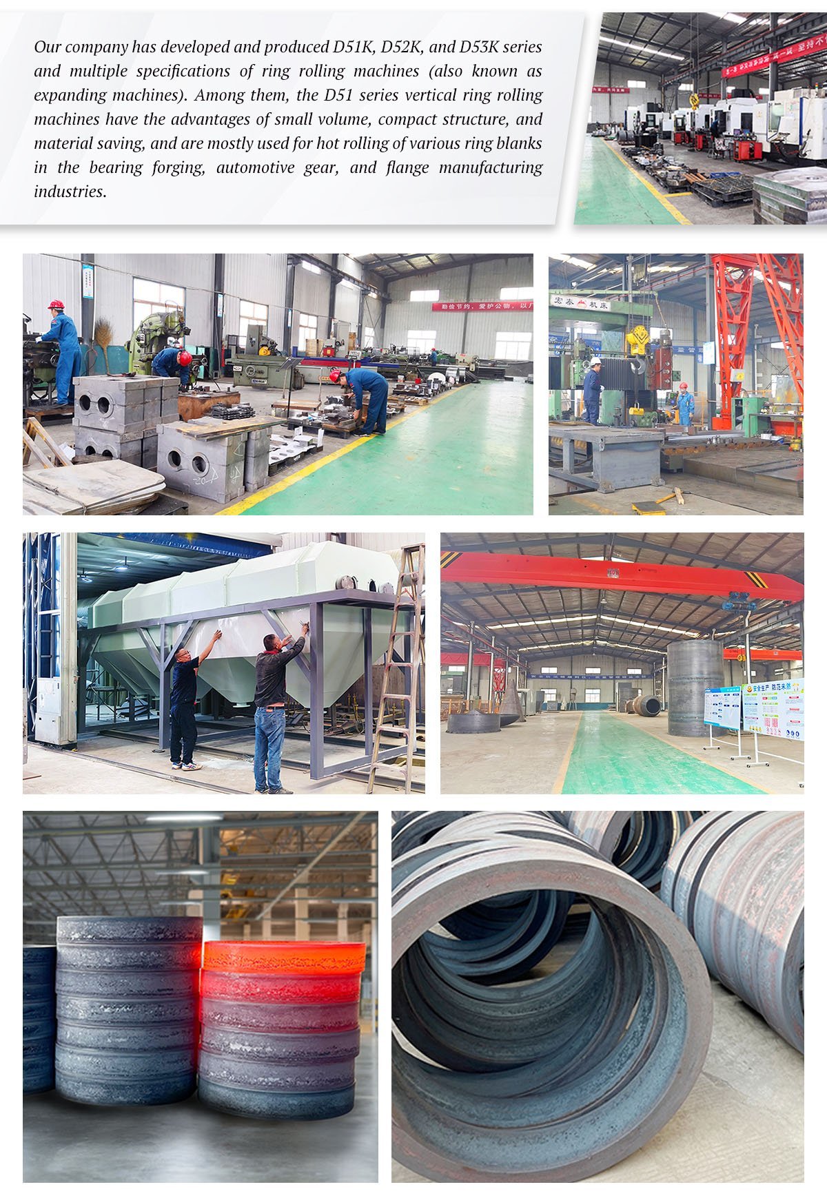 DRC D53KT CNC Radial Axial Ring Rolling Machine