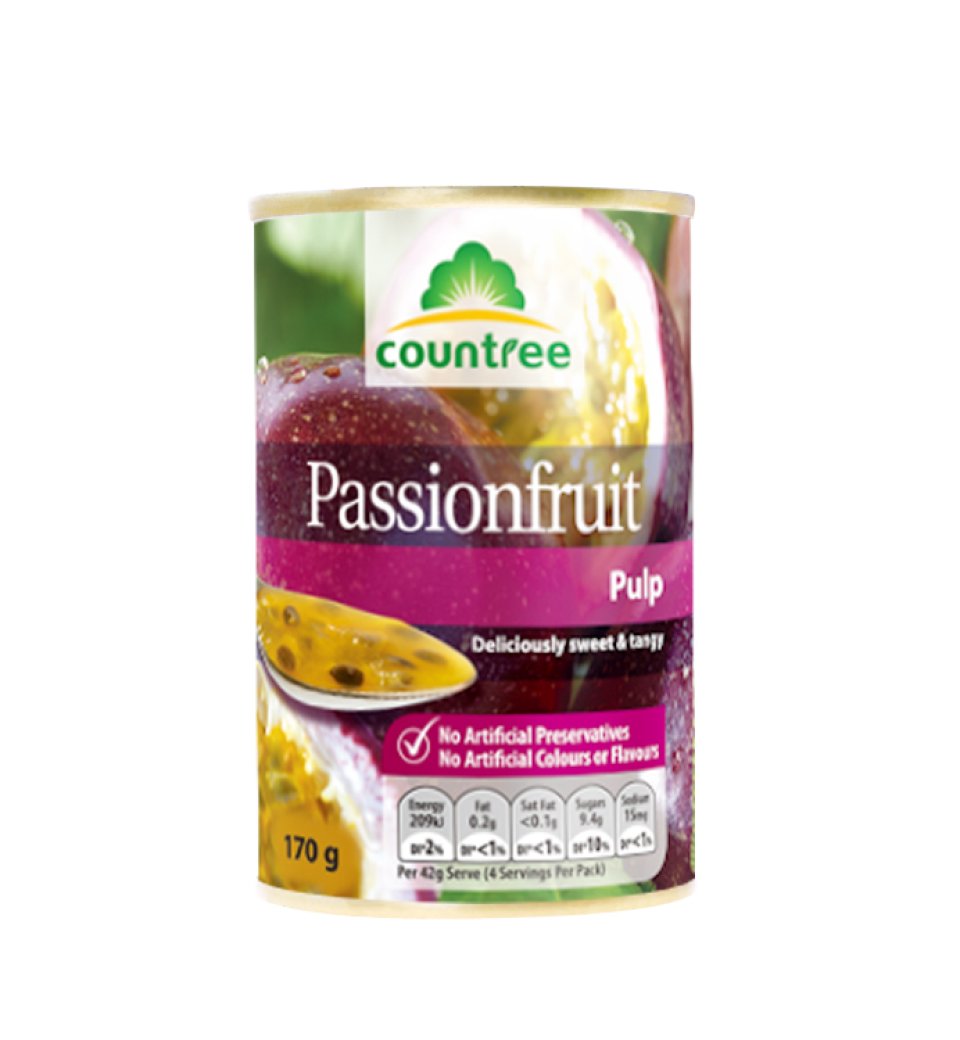 Passion Fruit in Tins