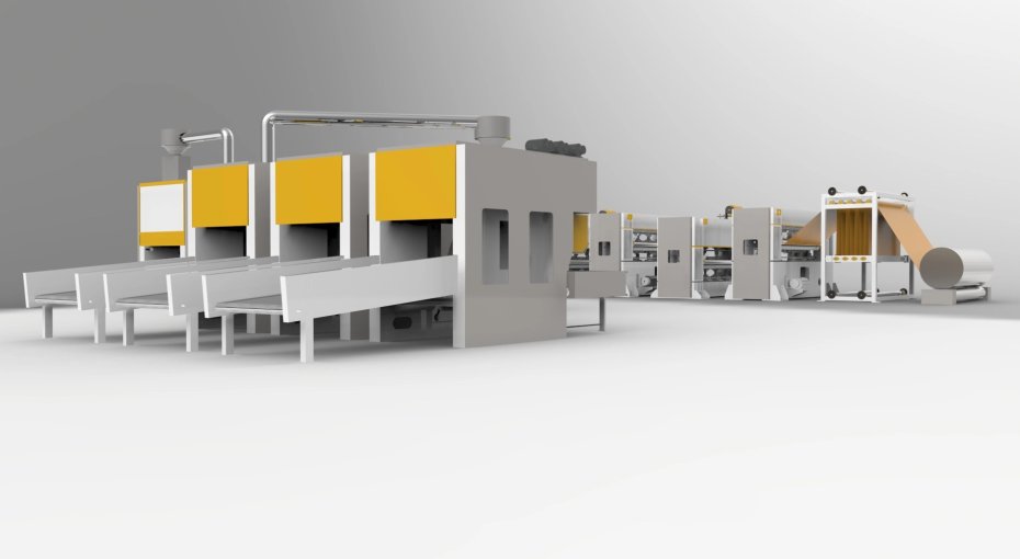 Needle punching felt production line