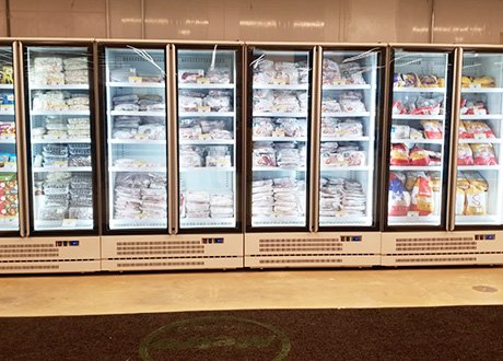 DASHANG Island Display Freezer for Supermarket