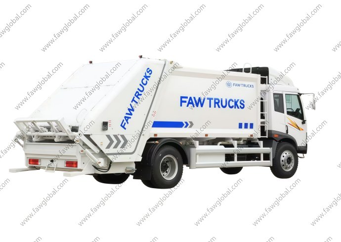 FAW-J5K-4×2-12cbm-Compactor-Garbage-Truck